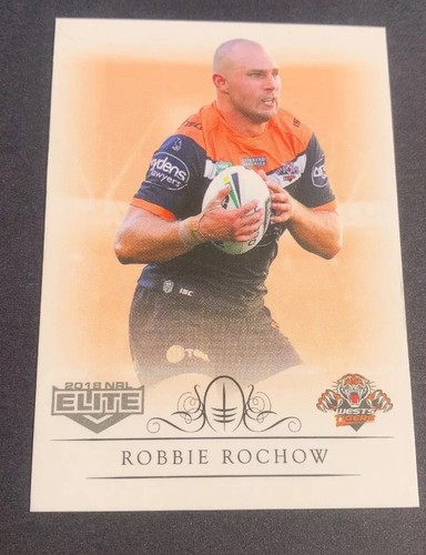 2018 West Tigers Robbie Rochow Card NRL Elite #159 | eBay