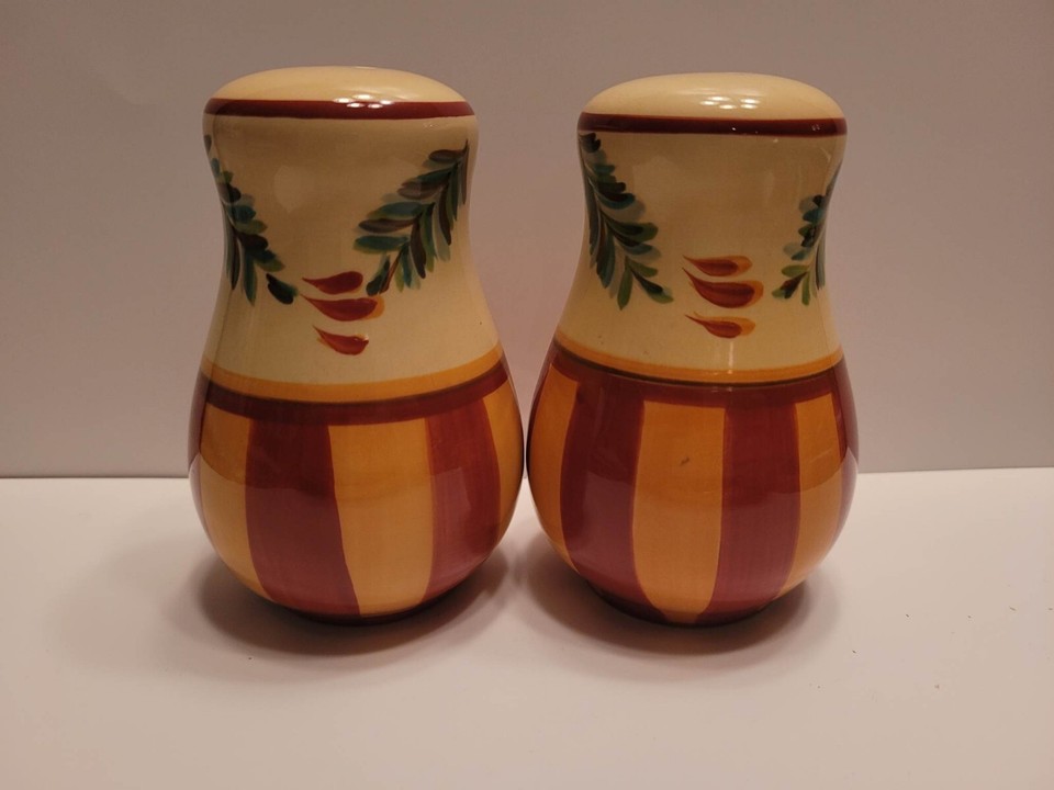 Southern Living at Home Gail Pittman Siena Salt & Pepper Shakers. | eBay