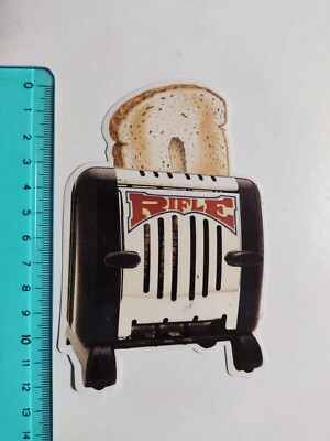 Vintage 80s Original Rifle Toast Sticker Decal | eBay UK