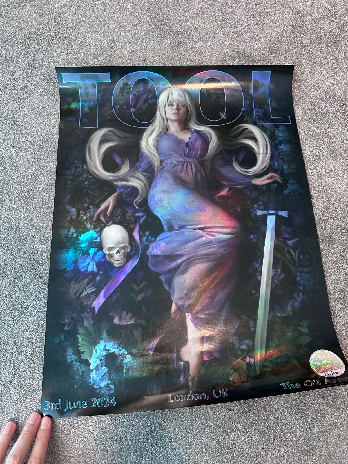 TOOL - Exclusive A2 Foil Poster - 3rd June | Grelly UK