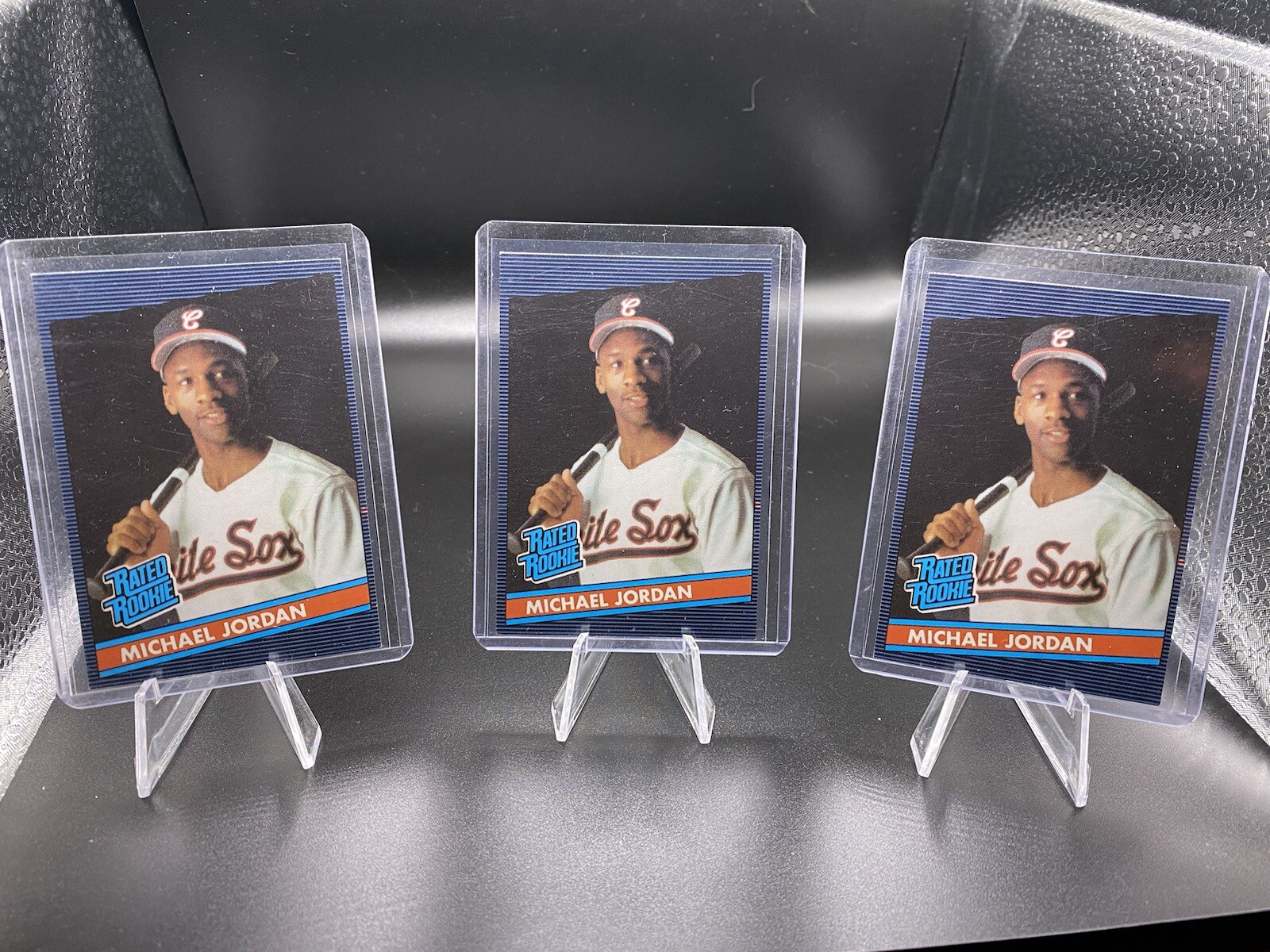 3 Michael Jordan Baseball Rated Rookie Cards MLB Chicago White Sox | eBay
