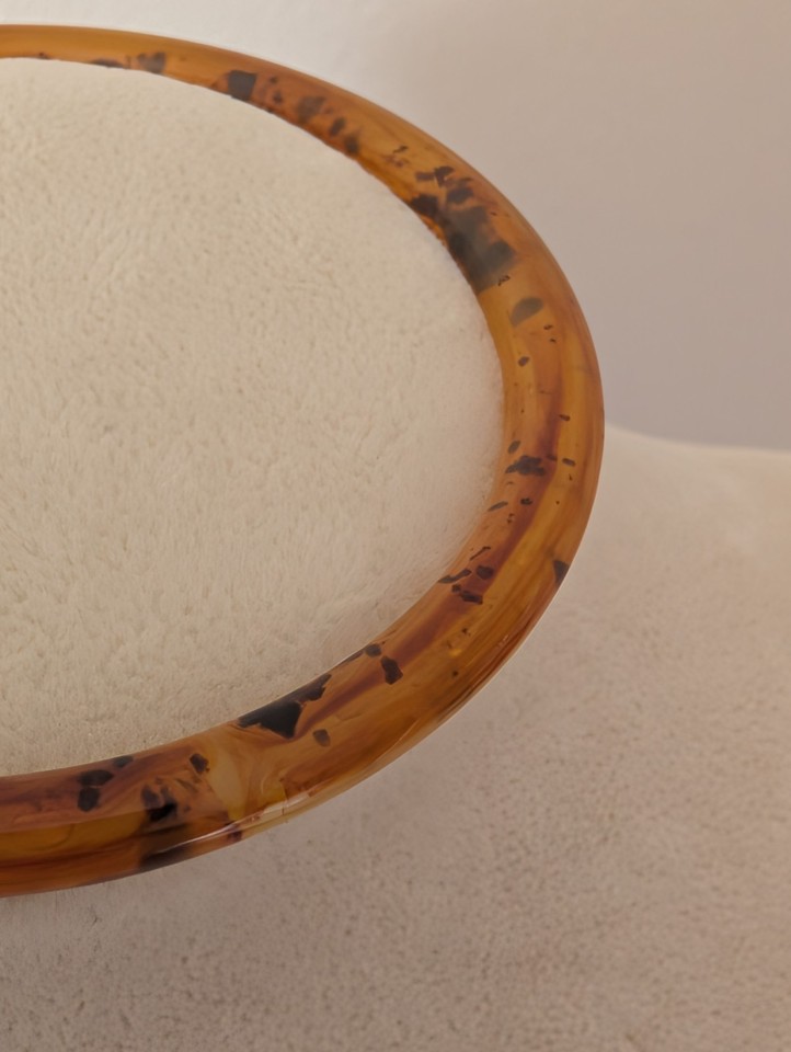 Vintage 2001 Angela Caputi Italy Slim Resin Bangle Tortoiseshell ...