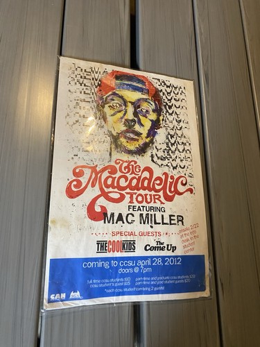 Macadelic Concert Promo Poster 2012 College Tour Promo Mac Miller ...