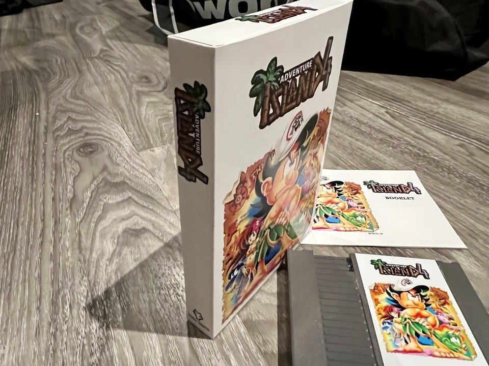NES Nintendo Adventure Island IV 4 Cib Complete In Box Limited Rare Wg ...