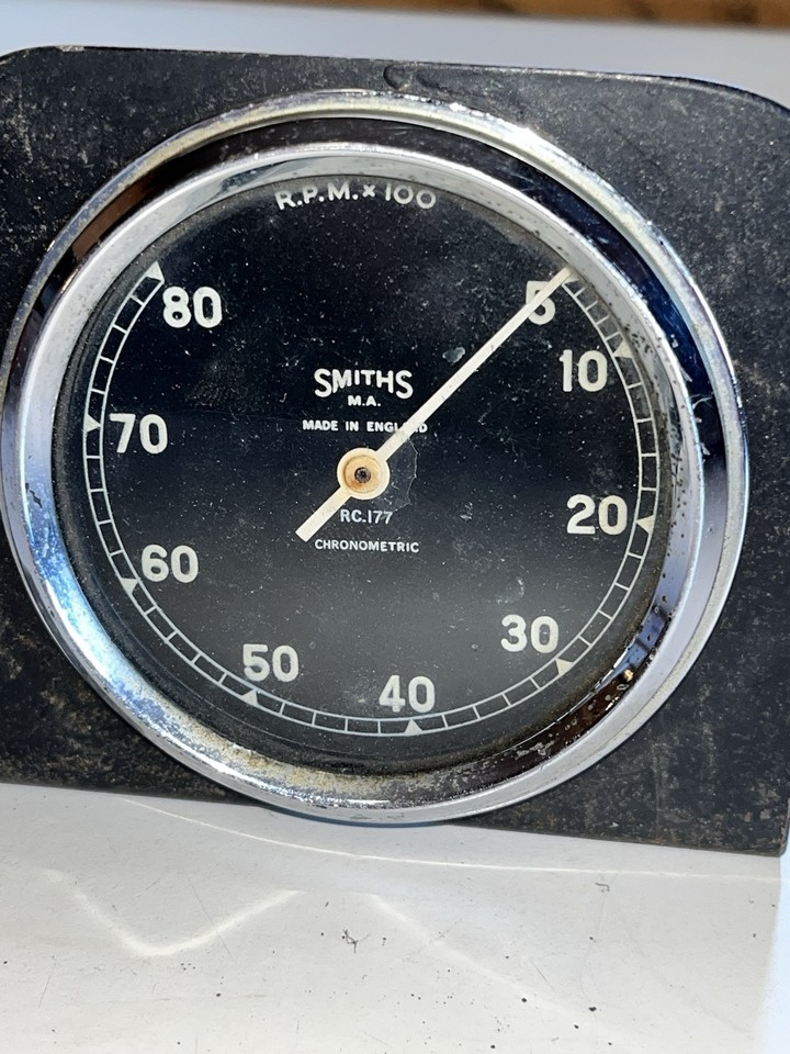 64 65 66 LOLA LOTUS SMITHS RC-177 TACH TACHOMETER 8k RPM Formula jr 1 ...