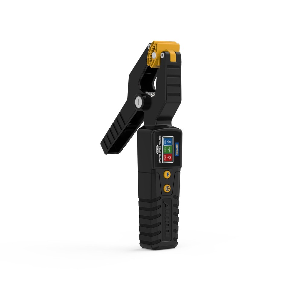 Digital Temperature Tester Pipe Clamp HVAC Thermometer Real-Time Temp ...