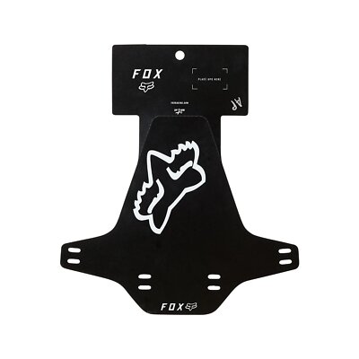 Fox Racing Fender Mud Guard Black Whte Bike New MTB Dh Vert | eBay
