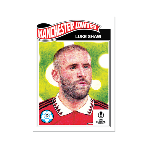Topps UCL Living Set - Card 507 - Luke Shaw - Manchester United | eBay.de