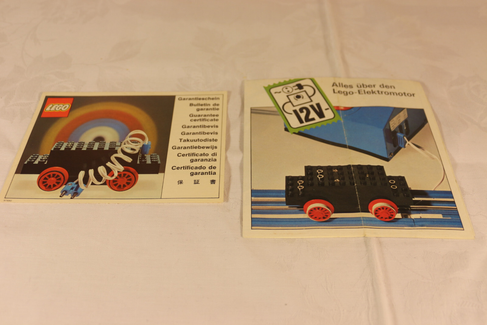 Lego Set 702 12V Motor mit Schraubendreher bb0299 und Anschlusskabel ...