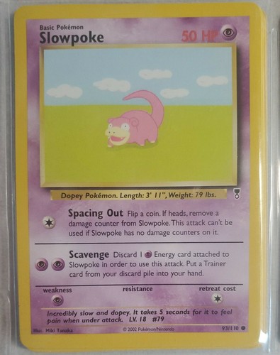 Slowpoke 93/110 - Legendary Collection, Common Pokemon Card - LP | eBay