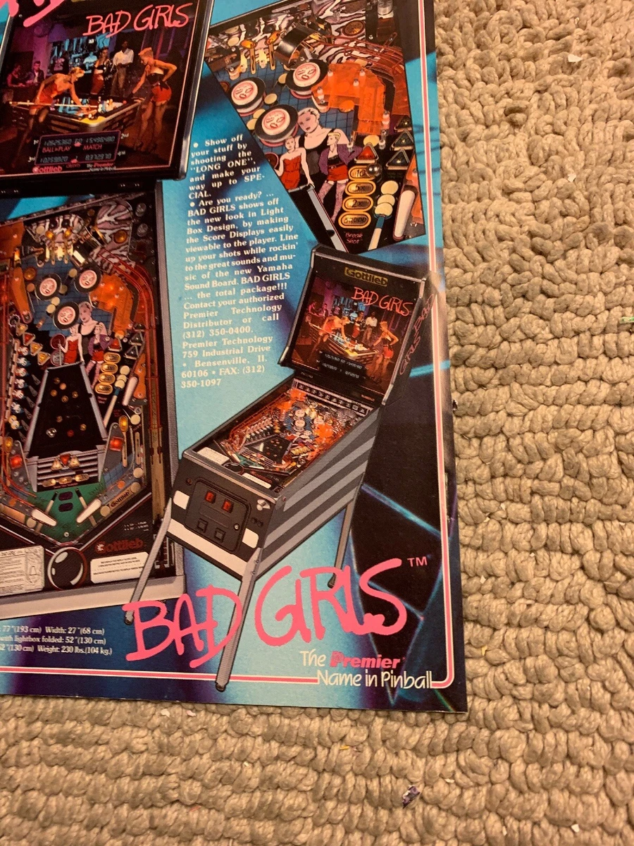 Badder Santa Pinball Girl