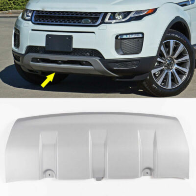 Silver Front Bumper Skid Plate Trim For 2016-2018 Range Rover Evoque ...