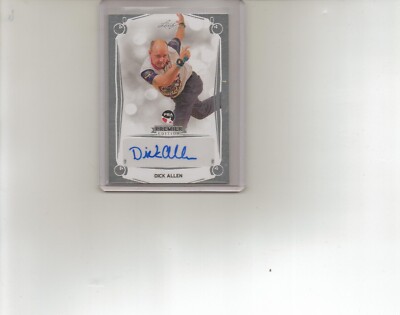 Dick Allen Autographed Silver Premier Edition 2023 Leaf PBA Card #BA ...