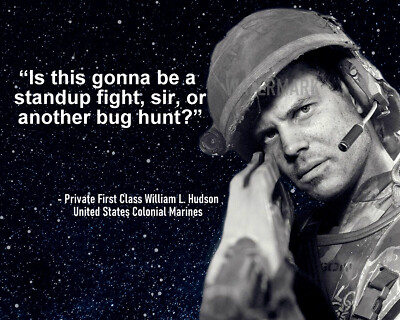 ALIENS PRIVATE HUDSON MOVIE QUOTE ANOTHER BUG HUNT PHOTO 8X10 | eBay
