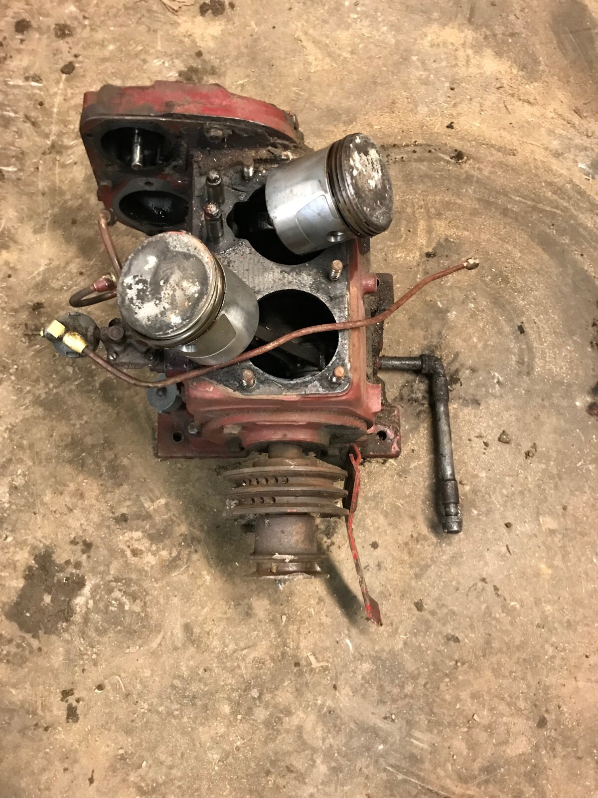 Wisconsin TJD 2 Cylinder Engine Motor Bottom End PICK UP ONLY | eBay