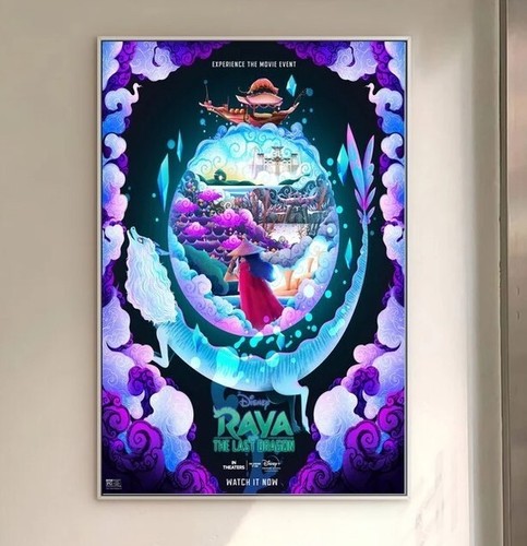 Raya and the Last Dragon Film classic movie poster 6 | eBay