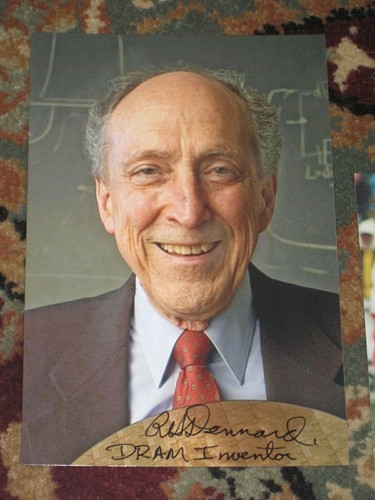 DRAM Inventor ROBERT H. DENNARD Signed 4x6 Photo AUTOGRAPH 1A | eBay
