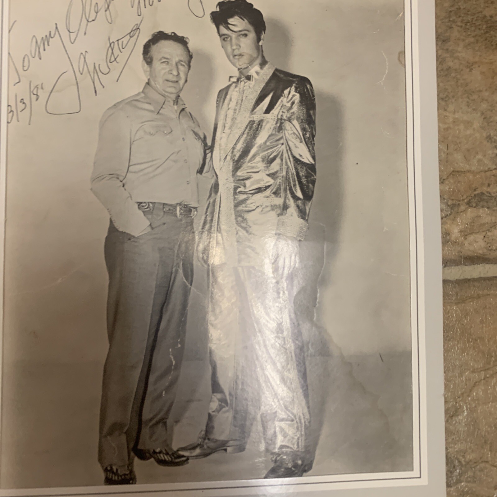 Rare Elvis Presley Nudie Cohn Signed Picture 1980s Autograph 8x10” B&W ...
