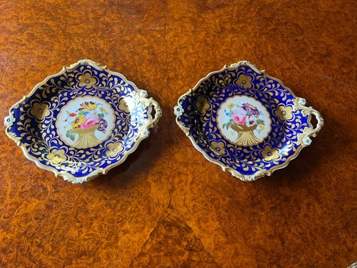 PAIR OF ANTIQUE REGENCY RIDGWAY PORCELAIN PLATES DATED 1825 | eBay