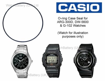 Casio O-ring Case Seal gasket for G-100,ARG-300D,DW-5600,EF-309,DW-8600 ...
