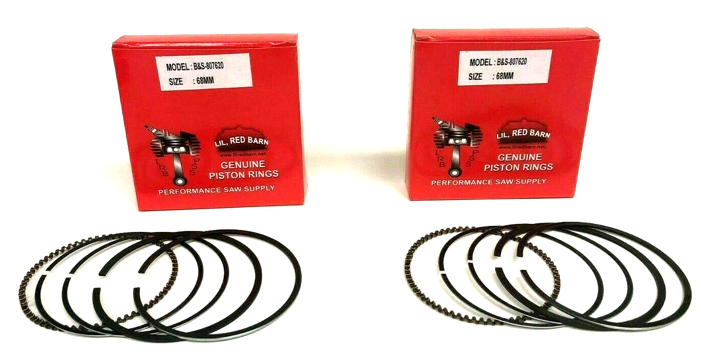 PISTON RING SET STANDARD FITS BRIGGS & STRATTON VANGARD V TWIN 68MM ...