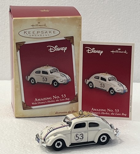 Hallmark 2004 Herbie Amazing No 53 Walt Disney’s the Love Bug Ornament ...