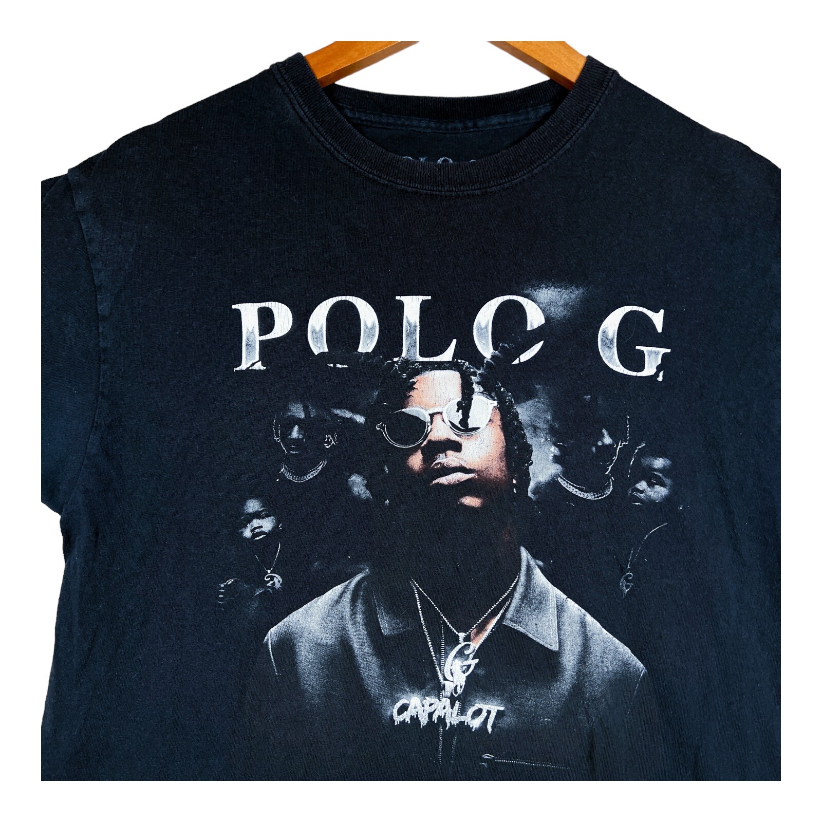 Polo G The Goat Album Black Hip Hop Rap Streetwear T … - Gem