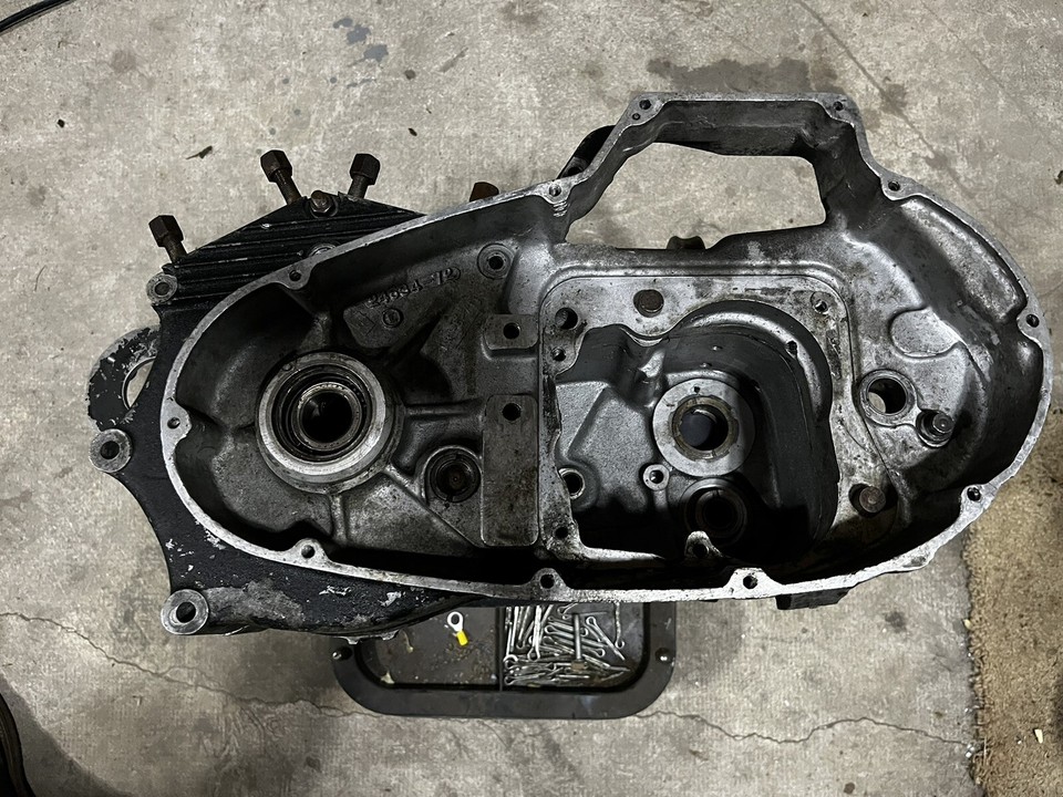 Harley Davidson Ironhead motorcycle engine cases used | eBay