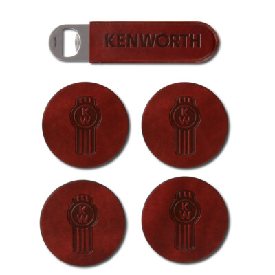 Kenworth Motors - Soiree Stainless Steel Bottle Opener / Coaster Set | eBay