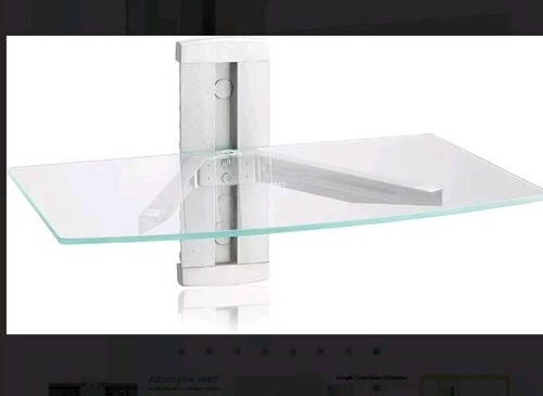 Adjustable Wall Mount Shelf For TV Media Box Players Routers DVR ...