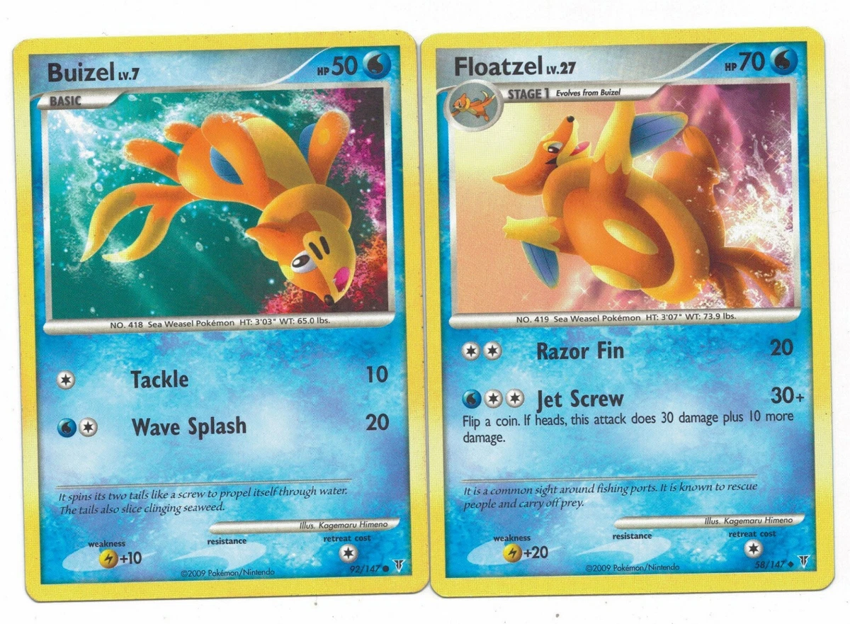 Floatzel Evolution