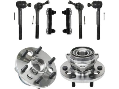 Front Wheel Hub Assembly and Tie Rod End Kit 23BTKY72 for K1500 K2500 ...