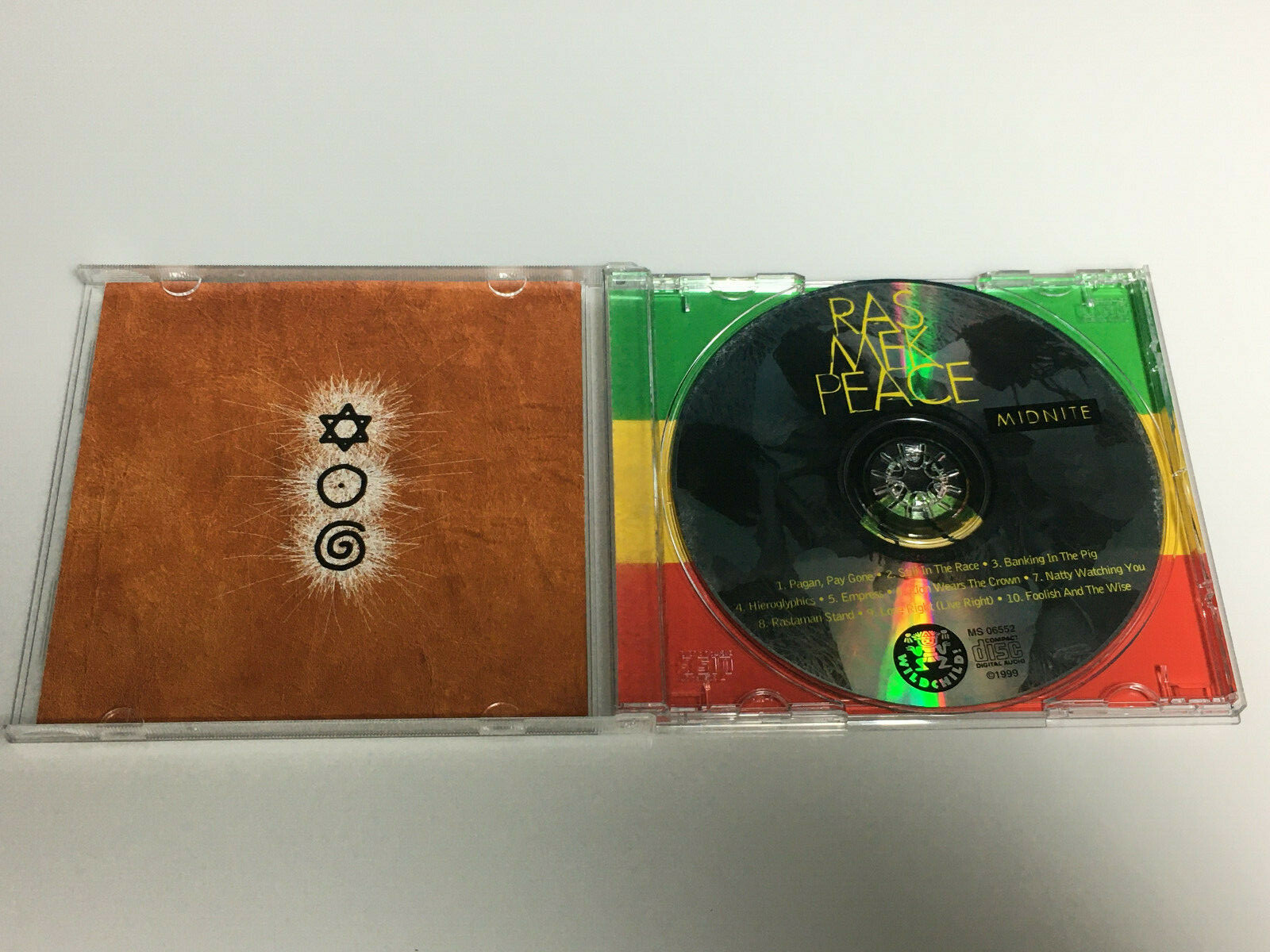 Midnite Ras Mek Peace & Nemozian Rasta CD Vaughn Benjamin Reggae Akae ...