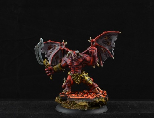 Painted Demon Devil from Reaper Miniatures D&D character BONES BLACK | eBay