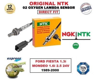 NTK O2 OXYGEN LAMBDA SENSOR for FORD FIESTA 1.3i MONDEO 1.6i 2.5 24V ...