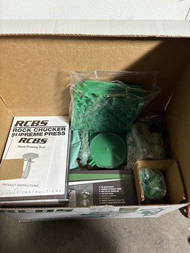 RCBS Rock Chucker Supreme Master Reloading Kit 9366 604544672657| eBay