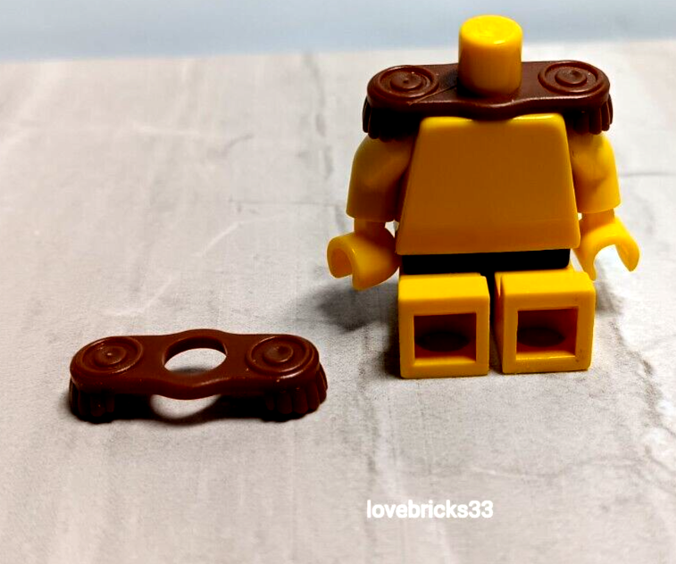 New LEGO Epaulettes Dark Brown LOT OF 2 Shoulder Tassels General ...