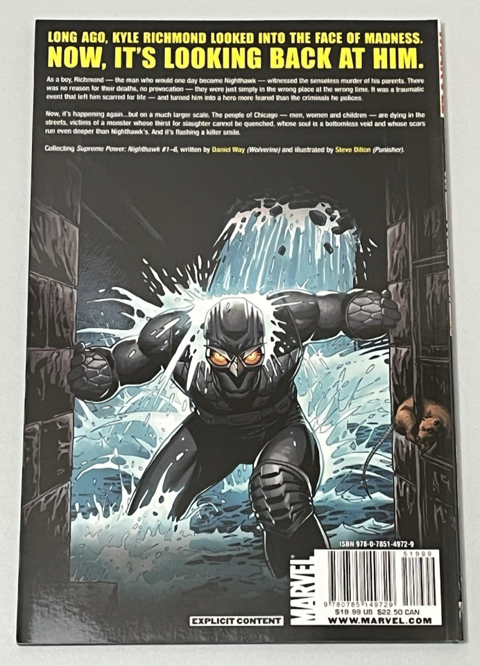 Supreme Power: Nighthawk Trade Paperback Collects #1-#6 | eBay