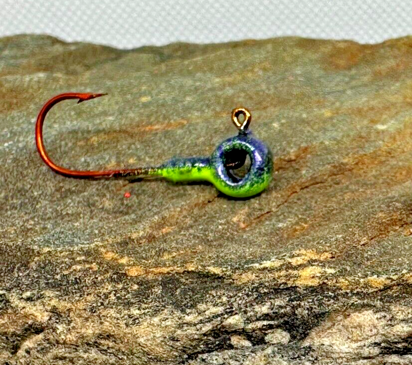 Crappie jig heads 1/16oz nibbles, slab bite, Powerbait Scent holder jig ...