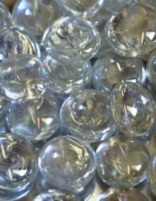 Novelty Glass: CLEAR IRIDIZED NUGGETS (Pack of 25 Glass Nuggets) | eBay