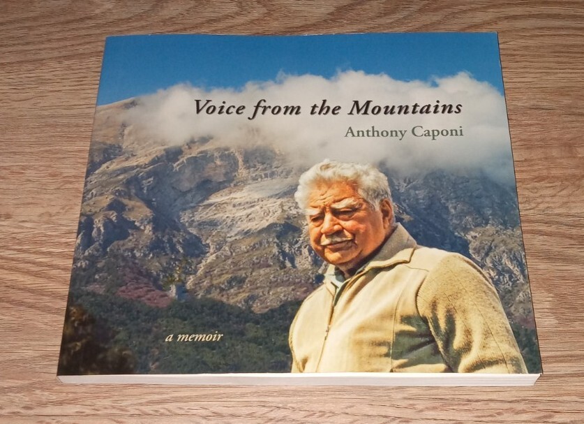 VOICE FROM THE MOUNTAINS: A MEMOIR By Anthony Caponi SIGNED AUTOGRAPHED ...