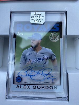 Tops Clearly Authentic 2021 Royals Alex Gordon Autographed Card | eBay