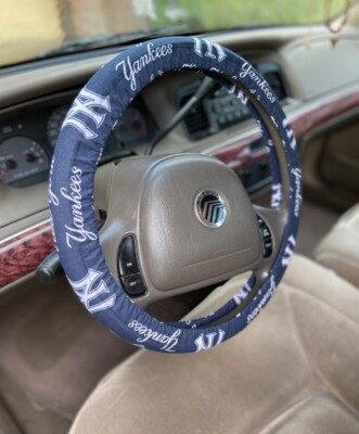 NY YANKEES Steering Wheel Cover / MLB New York Yankees Baseball Auto ...