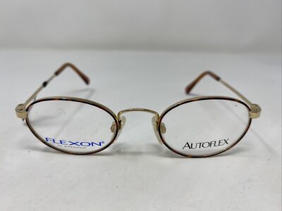 Autoflex 84 HAVANA/GP 41-18-115 Gold Plated Full Rim Eyeglasses Frame ...