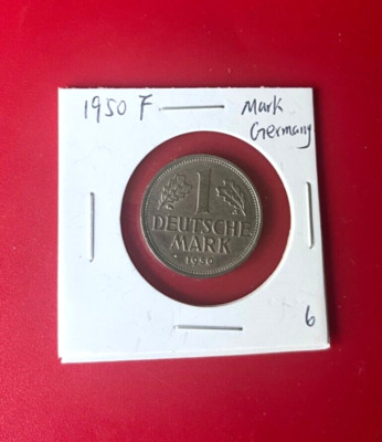 1950-F Deutsche 1 One Mark West Germany Coin - Nice World Coin !!! | eBay