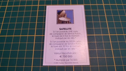Carte Satellite jeu Monopoly Et si le Monopoly était inventé aujourd ...