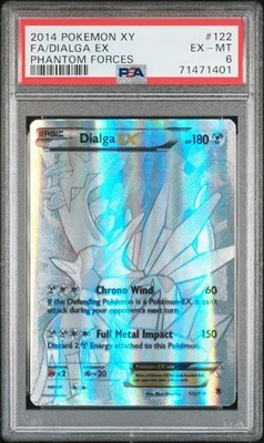 Pokemon Dialga EX 122/119 PSA 6 EX-MT XY Phantom Forces Secret Rare FA ...