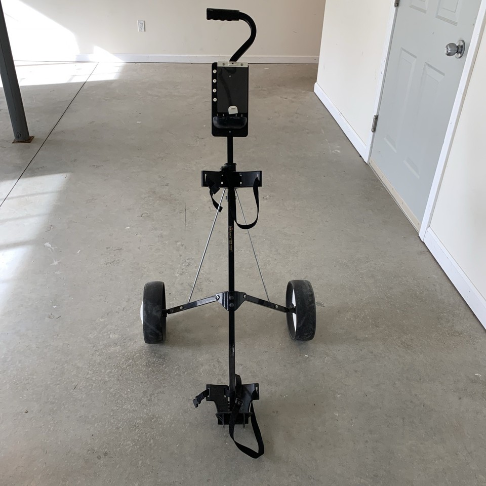 Pro source EZ 2 Wheel Pull Push Golf Cart- Foldable N Adjustable Golf ...