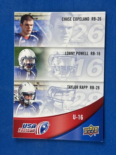 2013 Upper Deck USA Football #61 Chase Copeland / Lonny Powell / Taylor ...