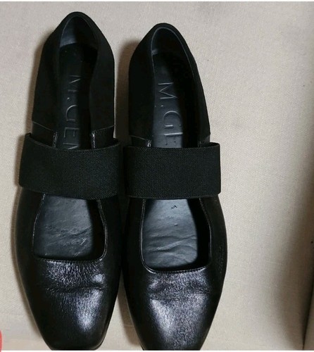 M.Gemi The Balare Balet Flats Women's Size 7 Black Velvet And Leather ...